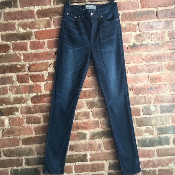 J. Crew | Jeans | Point Sur Denim High Rise Skinny Jean Rossi Wash ...